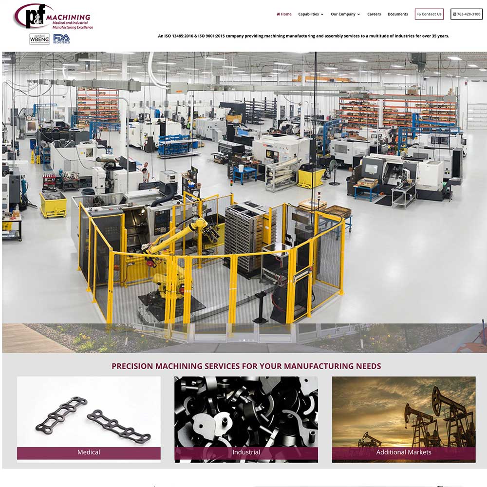 P&F Machining - Watermark Design