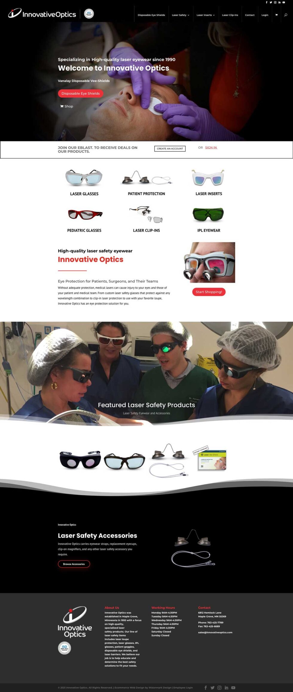 Innovative Optics - Watermark Design